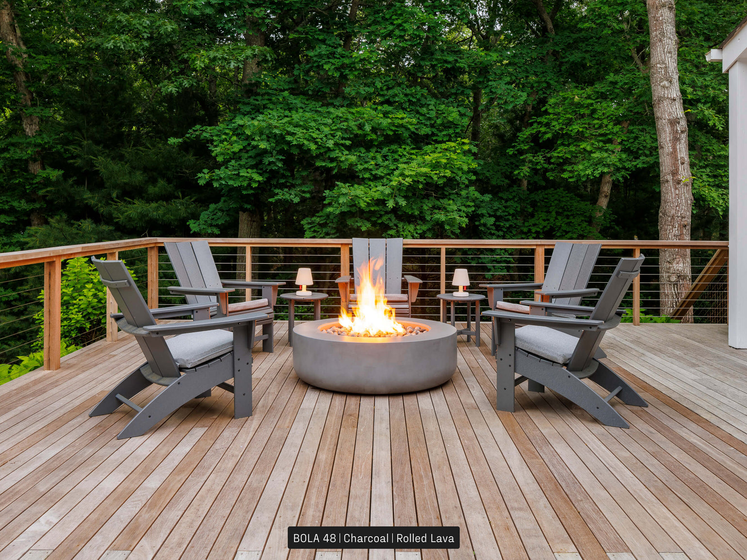 BOLA – Modern Concrete Fire Table | Lumacast